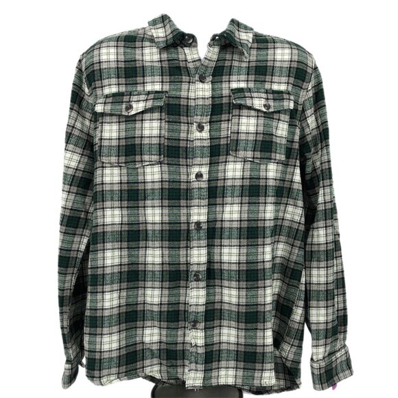 dip | Shirts | Dip Green White Plaid Flannel Shirt Made In India | Poshmark